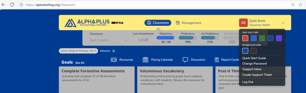 Online Platform - Alpha Plus Educational Systems